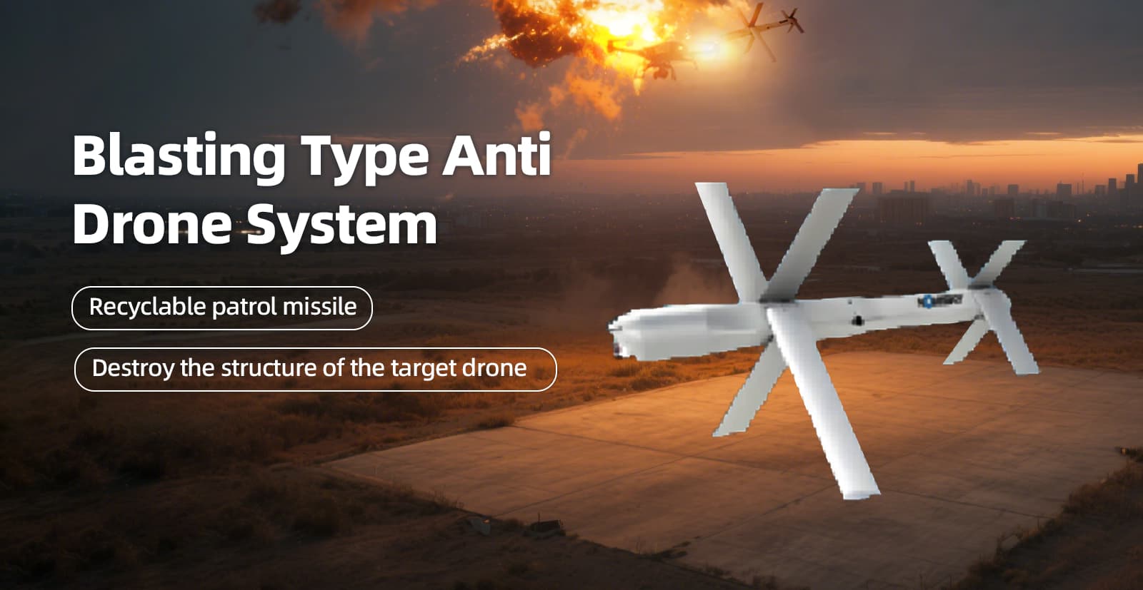 Blasting Type Anti UAV System Anti Drone Missile-Anti-Drone system ...